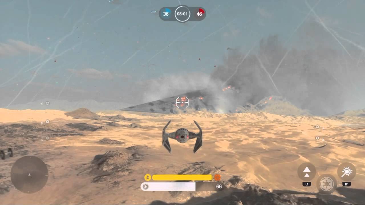 Super star destroyer crash on Jakku. - YouTube