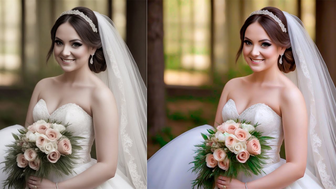 How to fast Edit bride photo |Photoshop Tutorial | Vidu Art - YouTube