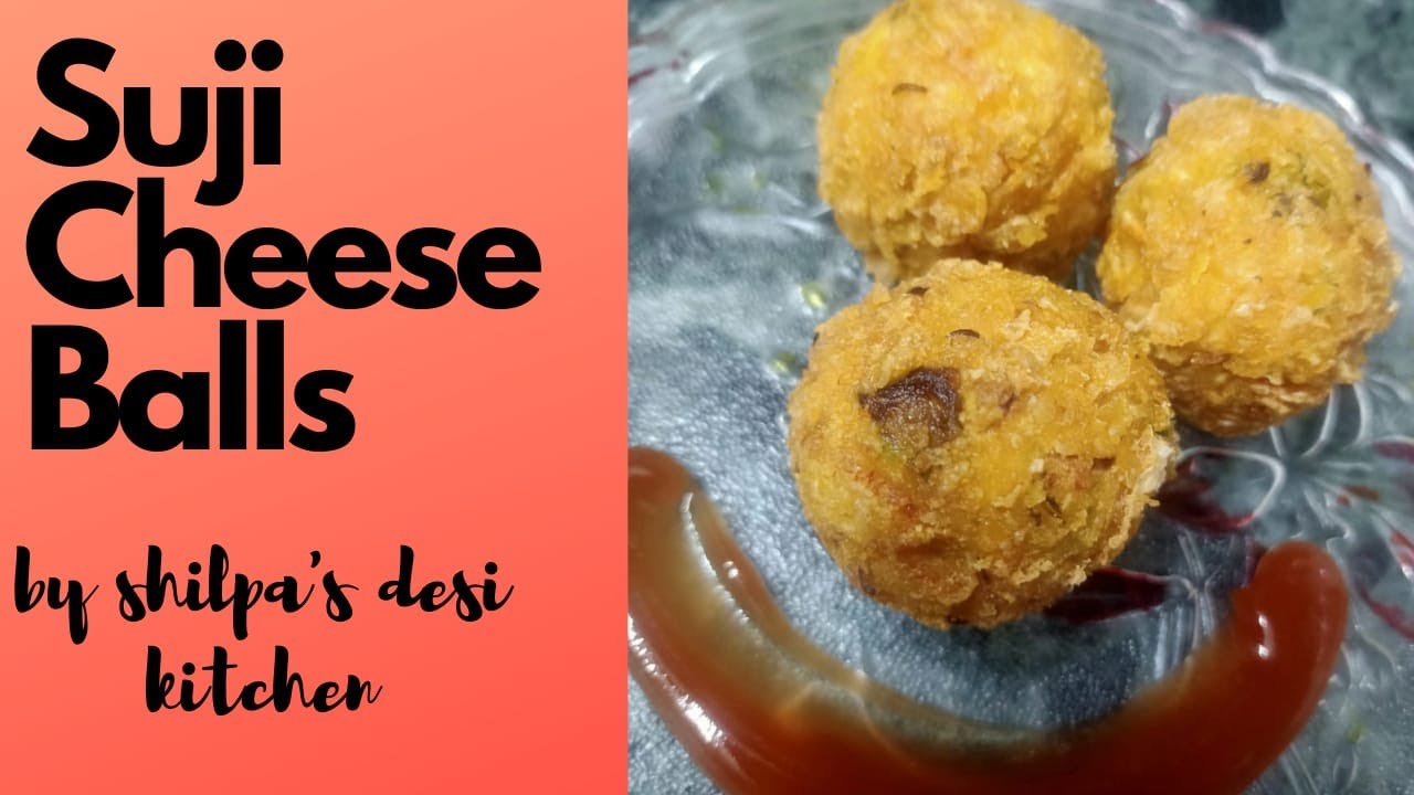 suji balls/ suji cheese balls/ suji ka nasta/ - YouTube