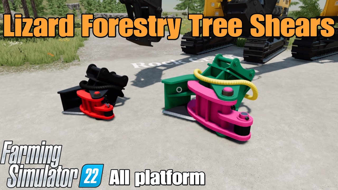 Lizard Forestry Tree Shears / FS22 mod for all platforms/ Platinum ...