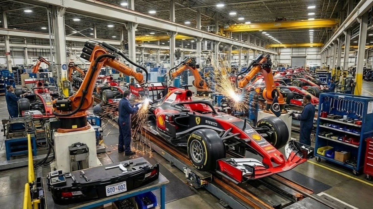 Inside Formula 1 Car Manufacturing | $1 Billion Factory Builds the ...