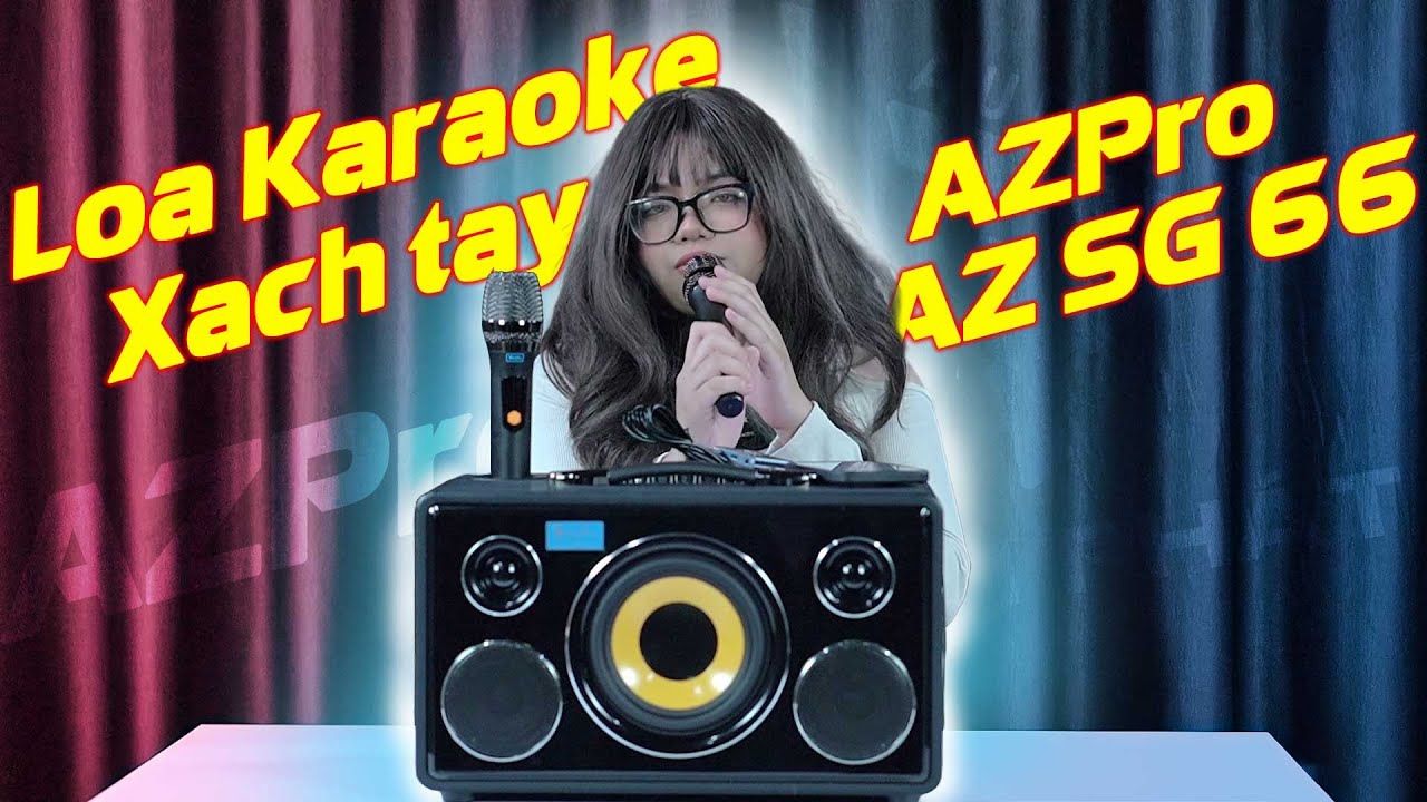 AZPro AZ SG66 Loa karaoke xách tay mới 2023 - YouTube