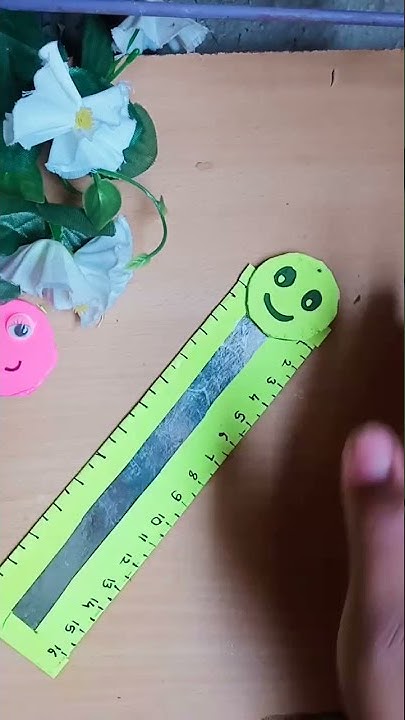 how to make homemade ruler at home 😉 - YouTube
