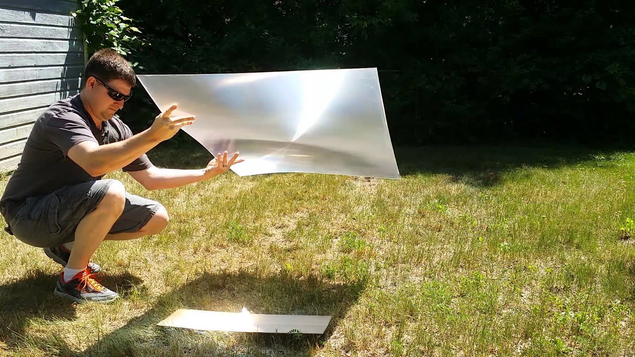 Fresnel lens experiment #1 - YouTube