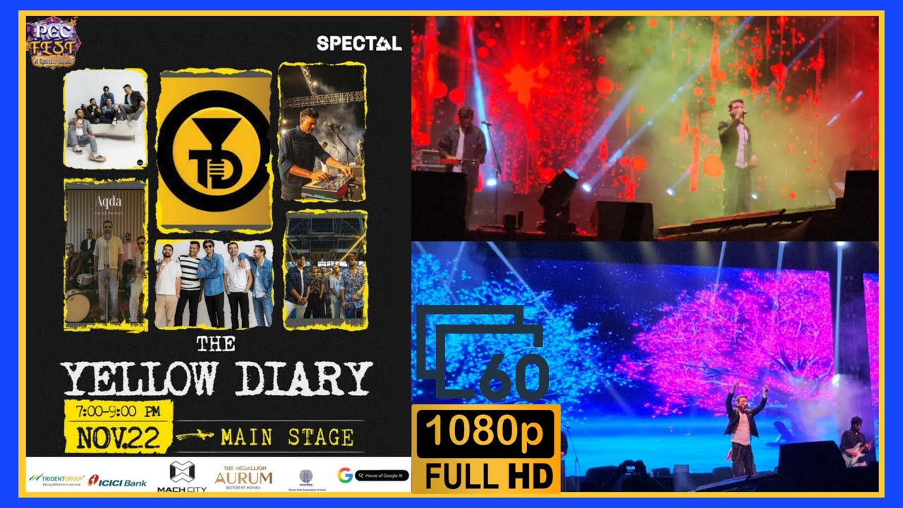 The Yellow Diary Live Band Performance - YouTube