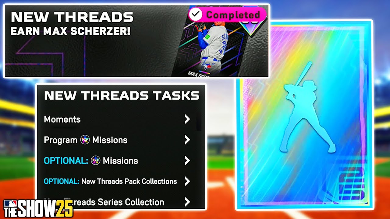 How I Completed the NEW THREADS Program in MLB 25 - YouTube