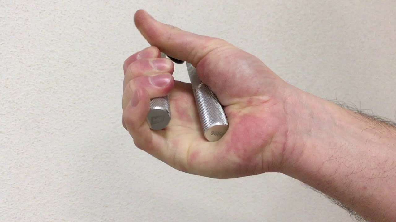 200 lbs (90 kg) hand gripper close - YouTube