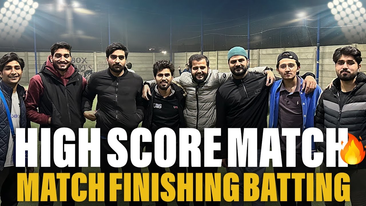 High scoring Cricket Match At Its Best | Ahsan ki Match Finishing ...