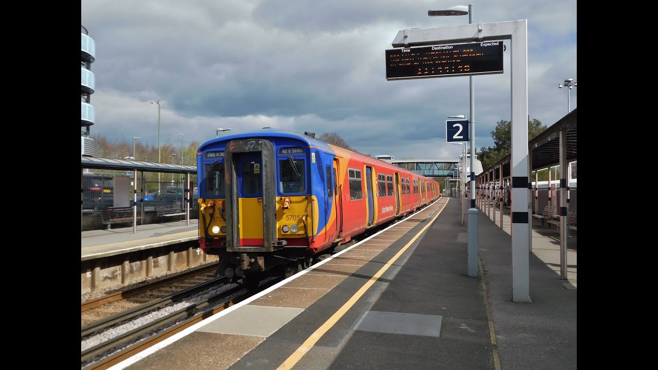 SWR Class 455 No.455705 to Bournemouth from Wimbledon - 05/04/2021 ...