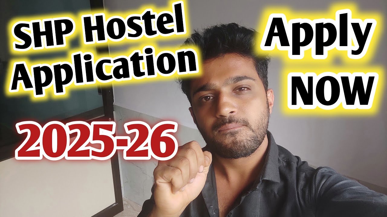 Where to apply for SHP Hostel 2025-25 in Karnataka? | Last date to fill ...