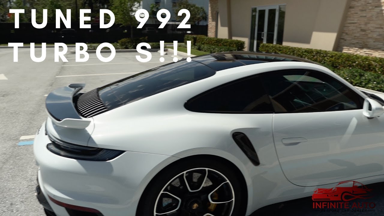 Tuned Porsche 992 Turbo S Goes in For Turbo Cat Bypass Pipes! - YouTube