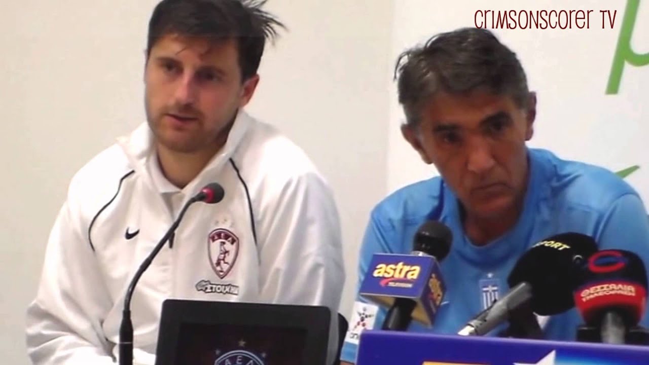 Α.Ε.Λ.-ΛΑΜΙΑ 3-0 26/07/15 ΔΗΛΩΣΕΙΣ RATKO DOSTANIC - YouTube