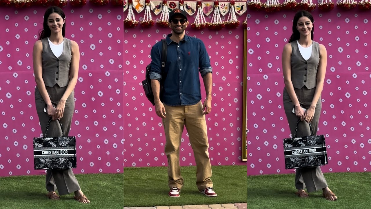 Ananya Pandey Aditya Roy Kapoor Arrive At Anant Ambani Radhika Merchant ...