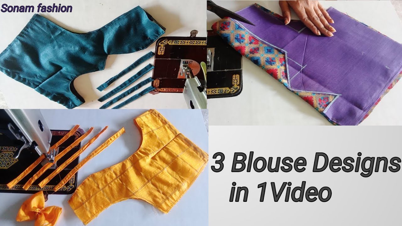 Model Blouse Design | Blouse Design Cutting And Stitching 3x Speed ...