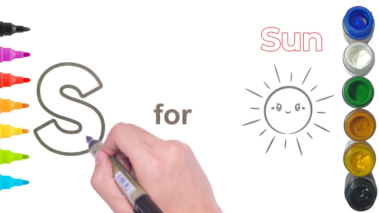 S for Sun, abc song, abcd song, alphabet song, Phonics Song, abcd, abc ...