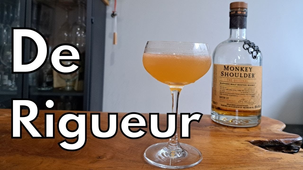 BY THE BOOK | De Rigueur Cocktail Recipe - YouTube