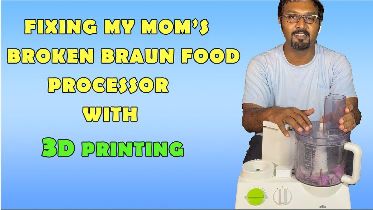 Fixing Broken Braun FX 3030 Food Processor DIY - YouTube