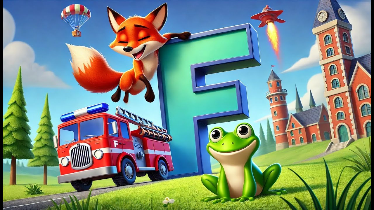 F is for Fun! Alphabet Song for Kids & Toddlers 🎶🔤 - YouTube