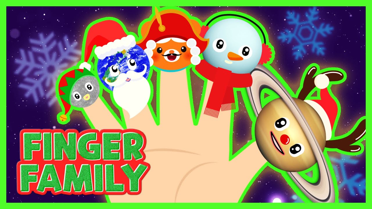 🔔 Christmas Finger Family | Christmas Planet Song | Christmas Songs ...
