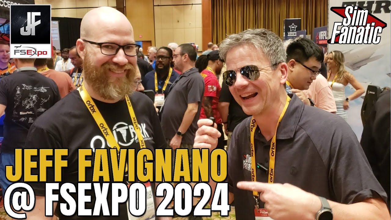 FSExpo2024 | Jeff Favignano "Interview" | Flight Simulation | Outbreak ...
