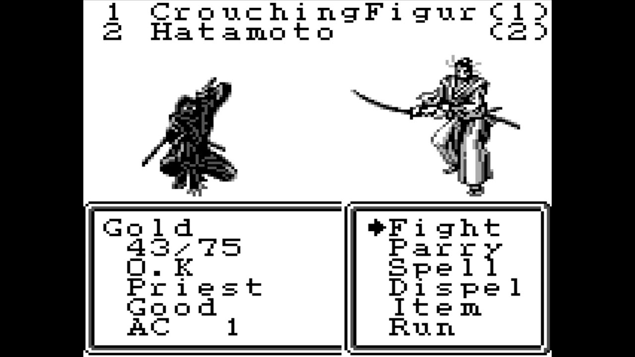 Wizardry Suffering Of The Queen (GAMEBOY) Part 15 Floor 6 Living Down ...