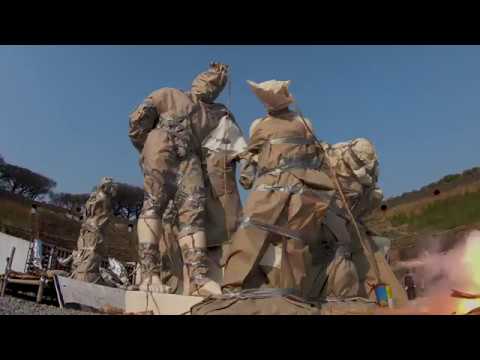 Cai Guo-Qiang's Explosion Studio in Pompeii, 2019