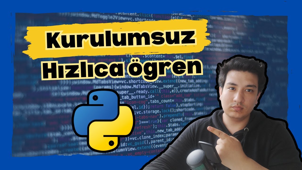Python Programlamaya Giriş: Temel Kavramlar ve Alıştırmalar - YouTube