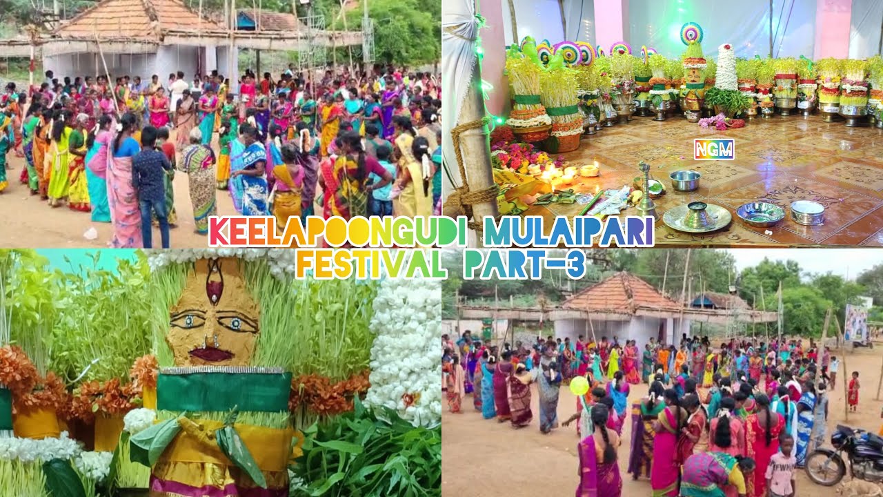 Keelapoongudi Mulaipari Festival Part-3 Mulaipari Kummiyattam song # ...