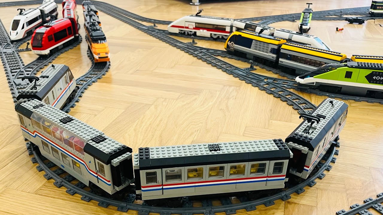 Lego Train 4558 Metroliner passenger train from 1991, Lego City ...