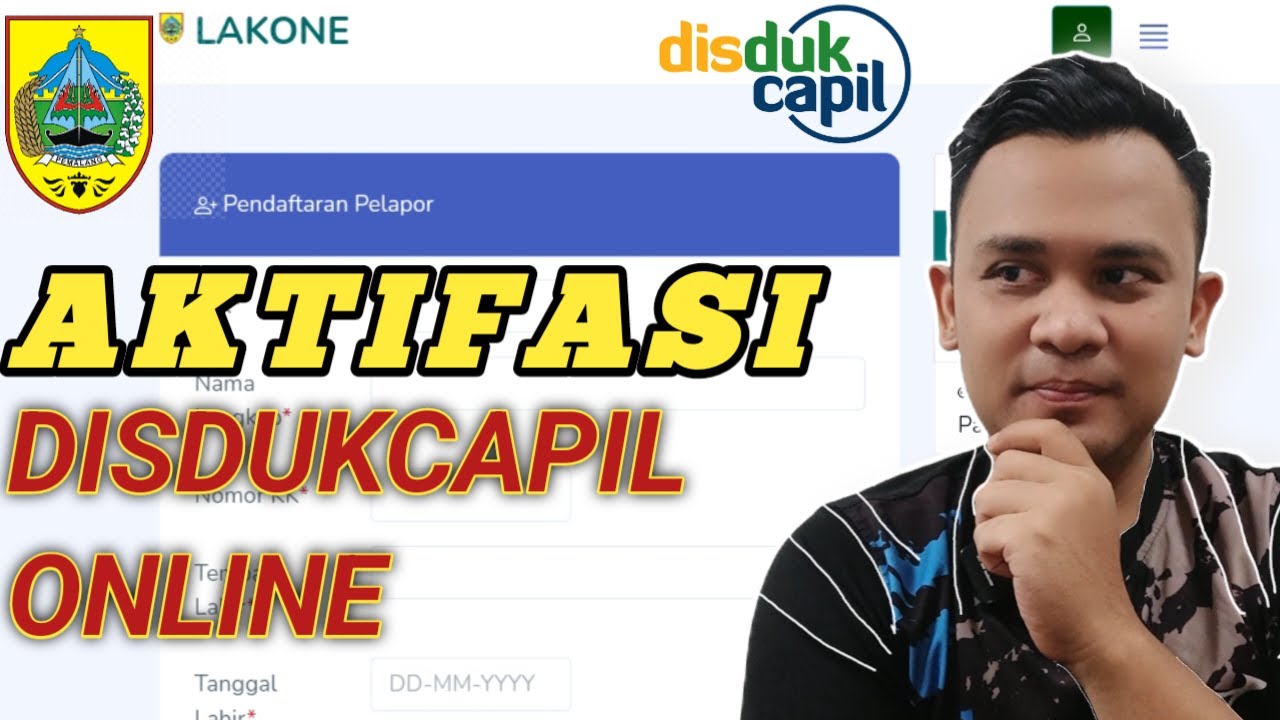 Aktifasi Akun Disdukcapil Online Kab. Pemalang - YouTube