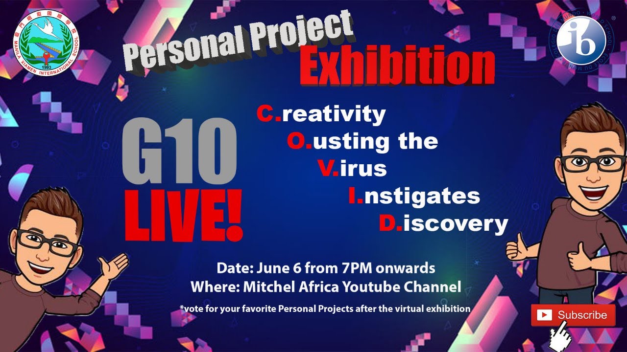 [Virtual Exhibition] IB MYP 5 Personal Project - YouTube