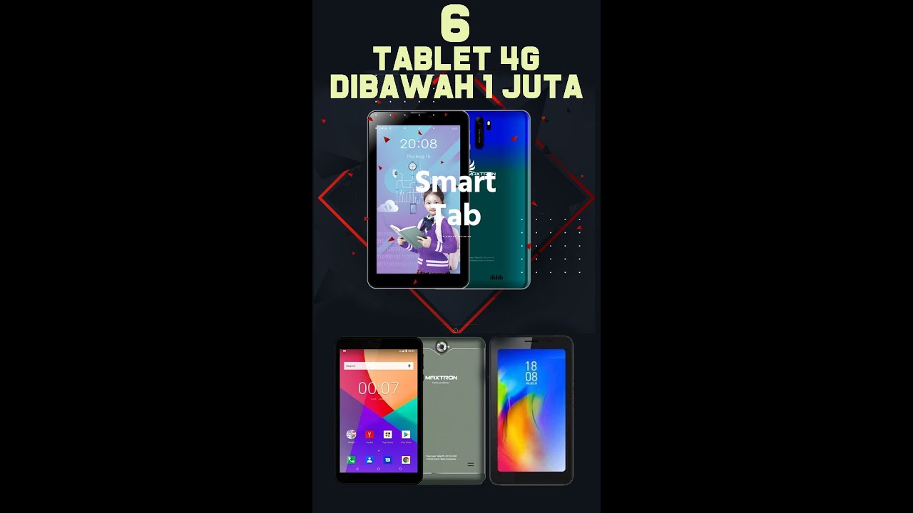 6 TABLET 4G TERMURAH | Harga Dibawah 1 Juta - YouTube
