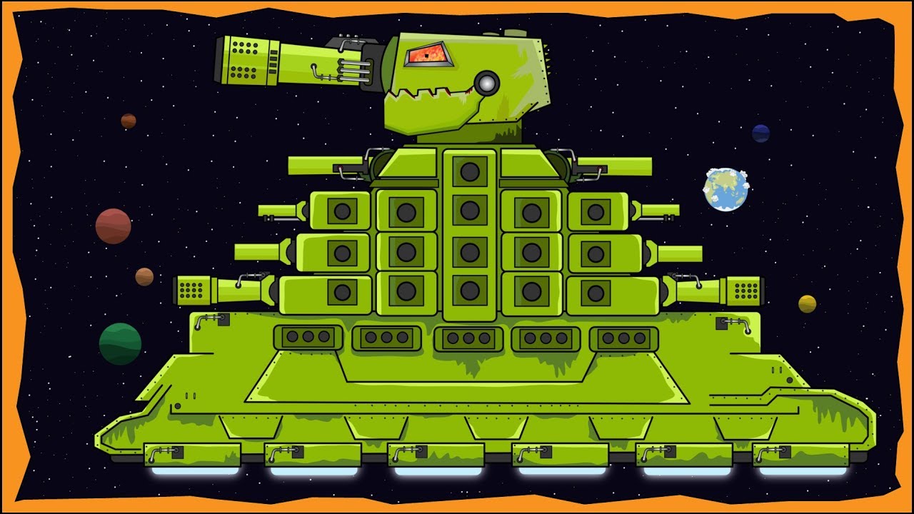 "Galaxy Battleship KB44" Cartoons about tanks - YouTube
