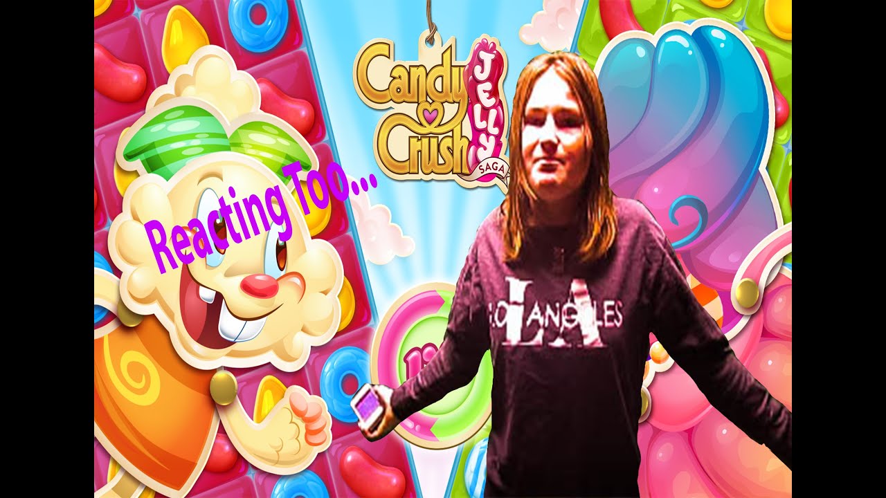 Reacting too Candy Crush Jelly Saga!! ! - YouTube