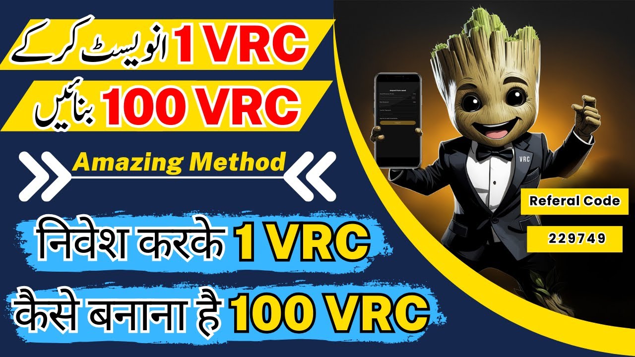 How to make 100 VRC by investing 1 Vrc - vrc network - earning with vrc ...