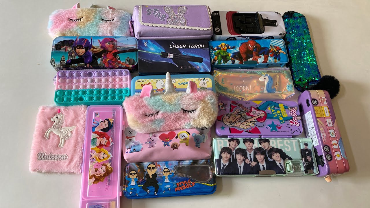 Stationery Collection, pencil box, stationery set, - YouTube