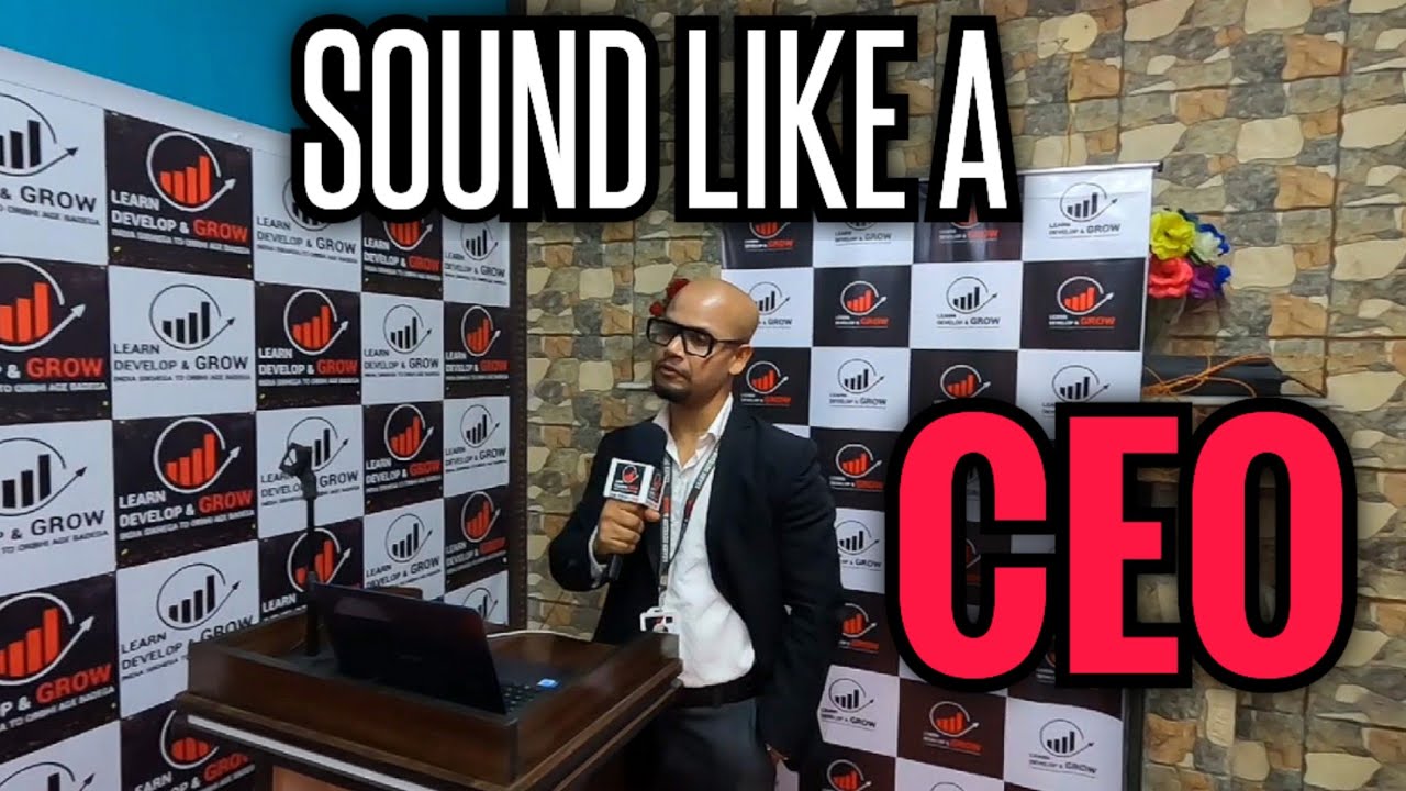 SOUND LIKE A CEO - YouTube