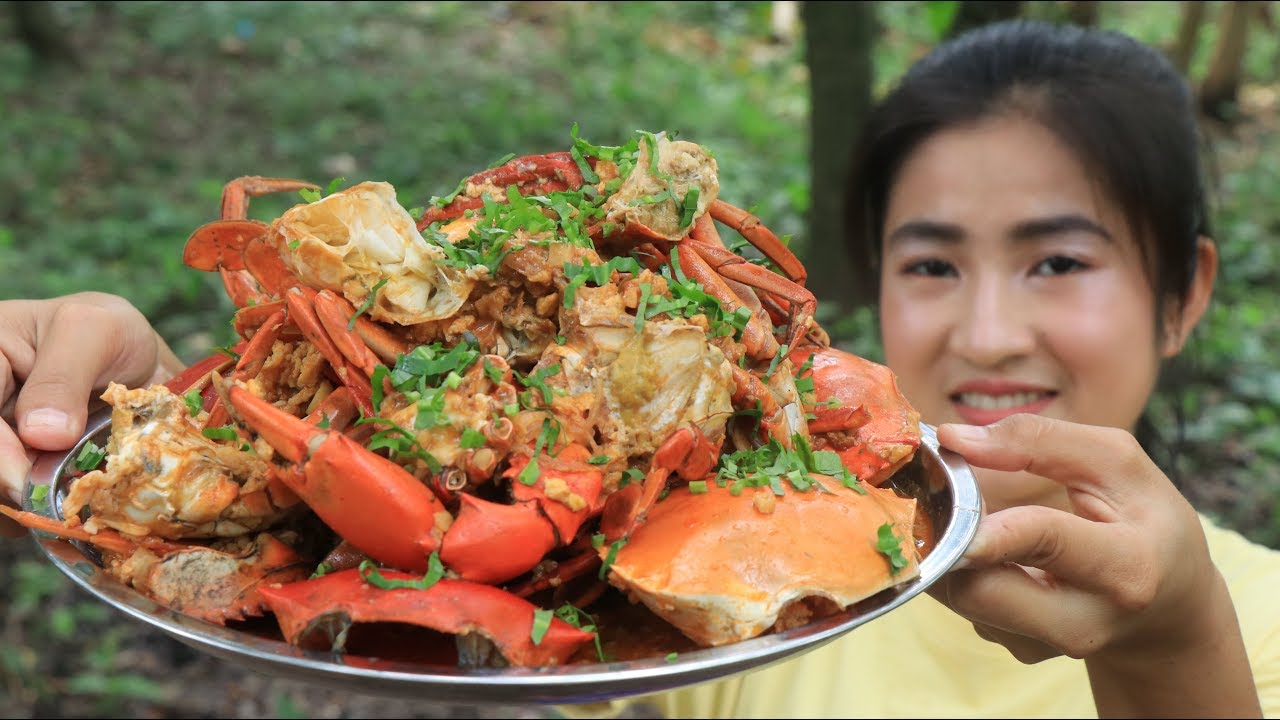 Crab Recipe - Sweet & Sour Crab Recipe - cooking by countryside life TV ...