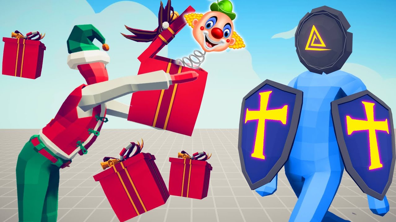 PRESENT ELVES vs EVERY SHIELD | TABS - Totally Accurate Battle ...