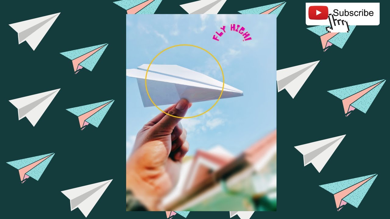 How to make a paper plane | Easy way to make a paper plane | Basic ...