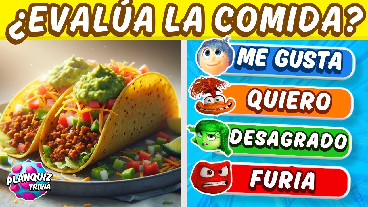 😨🤬🤢 INTENSAMENTE | ¡EVALÚA LA COMIDA CON EMOCIONES INTENSAMENTE 🔥 - YouTube