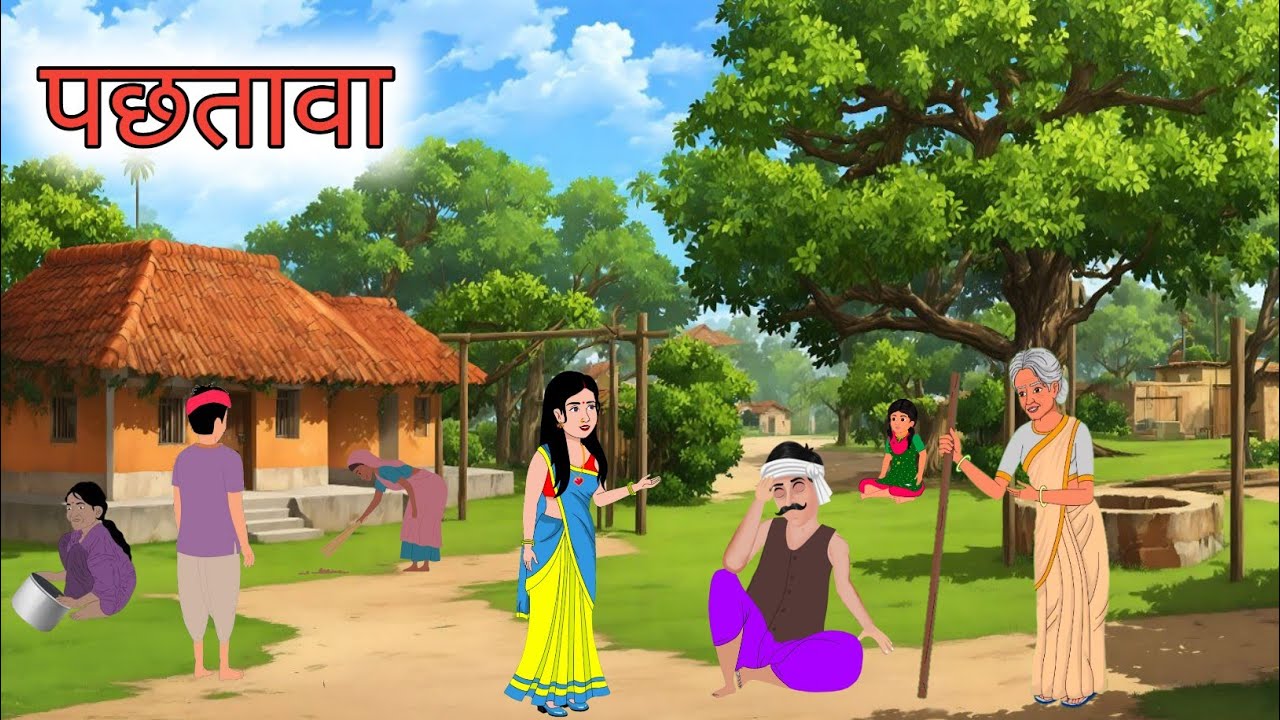 पछतावा । हिंदी कहानी। pachatava। cartoon kahaniya। moral stories। hindi ...