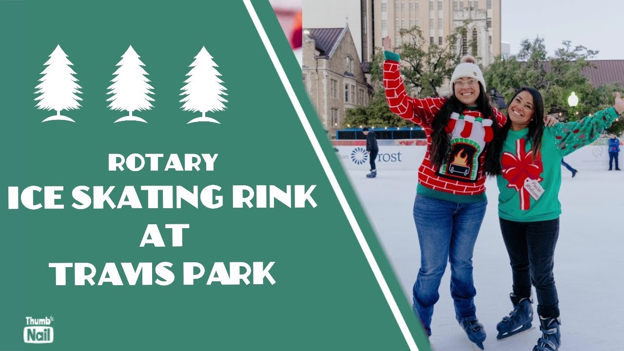 Rotary Ice Skating Rink at Travis Park - YouTube