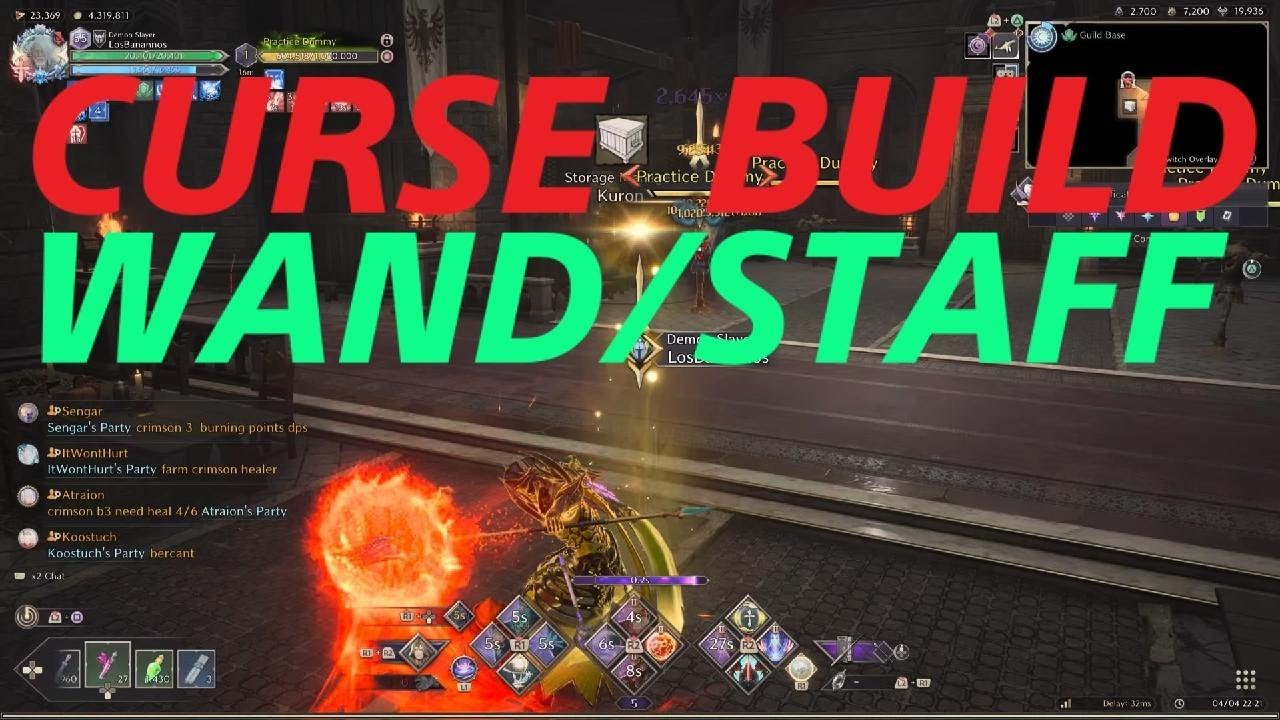 Throne And Liberty_WAND/STAFF/WAND Curse Build - YouTube