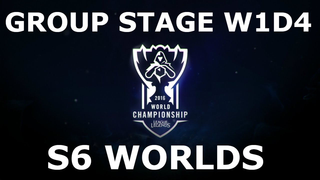 Week 1 Day 4 of S6 LoL eSports World Championship 2016 Group Stage! Full Day All Games #Worlds ...