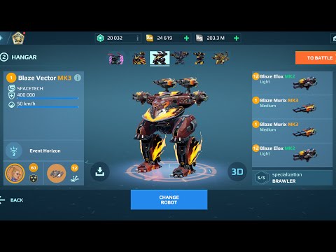 Vector blaze Murix Elox War Robots Gameplay 