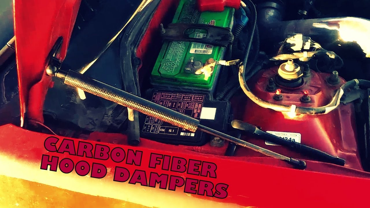 INTEGRA HOOD DAMPERS INSTALL - YouTube