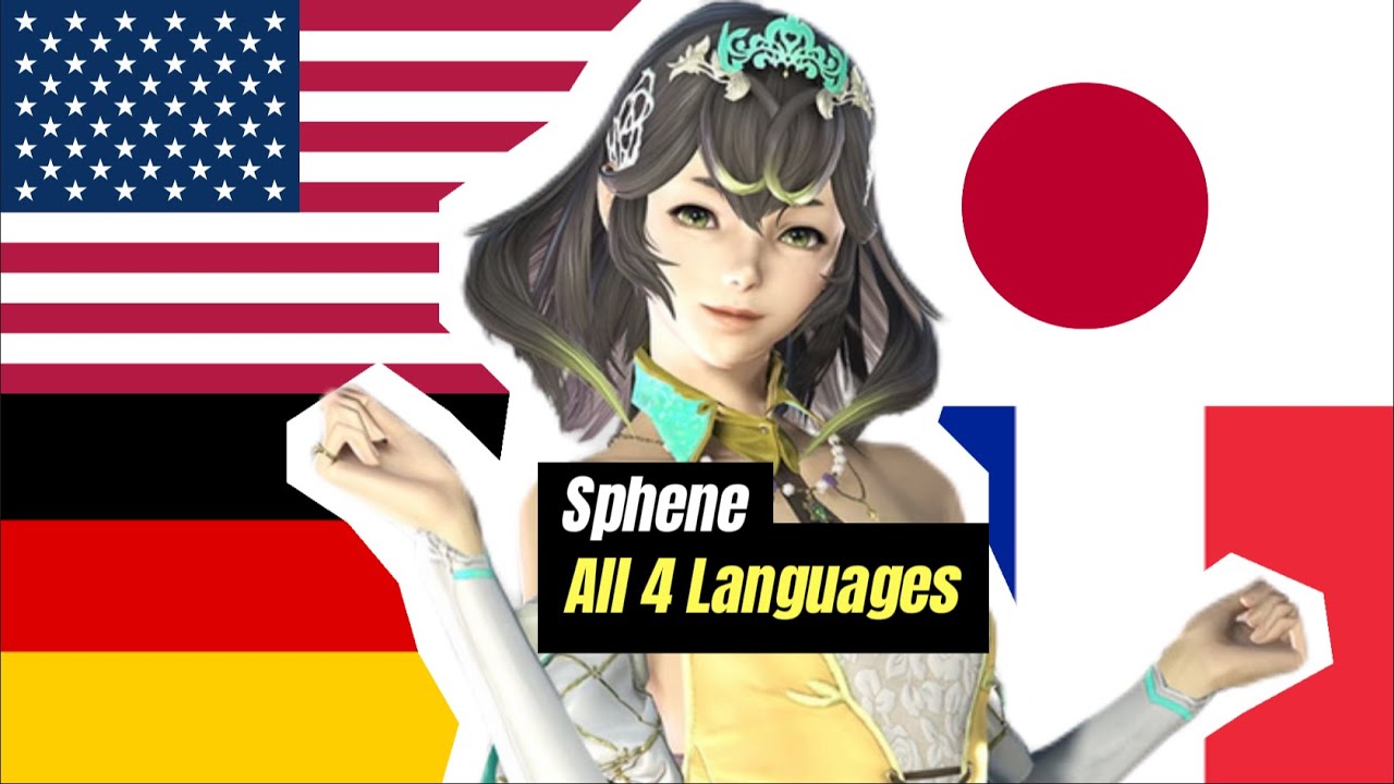 FFXIV Sphene Voice in All 4 Languages [EN,JP, FR,DR] - YouTube