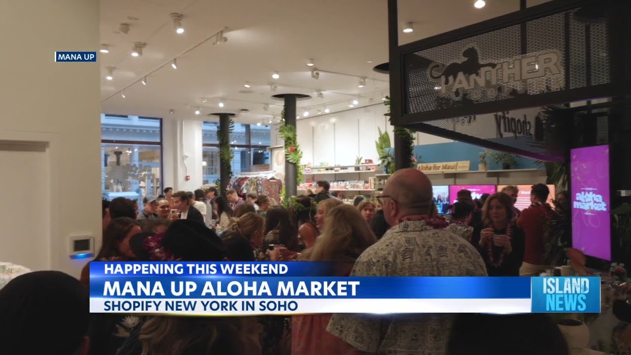 Hawaii creators shine at Mana Up's Aloha Market in New York - YouTube