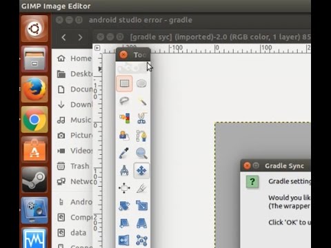 Gimp in Ubuntu - missing Toolbox GIMP - YouTube
